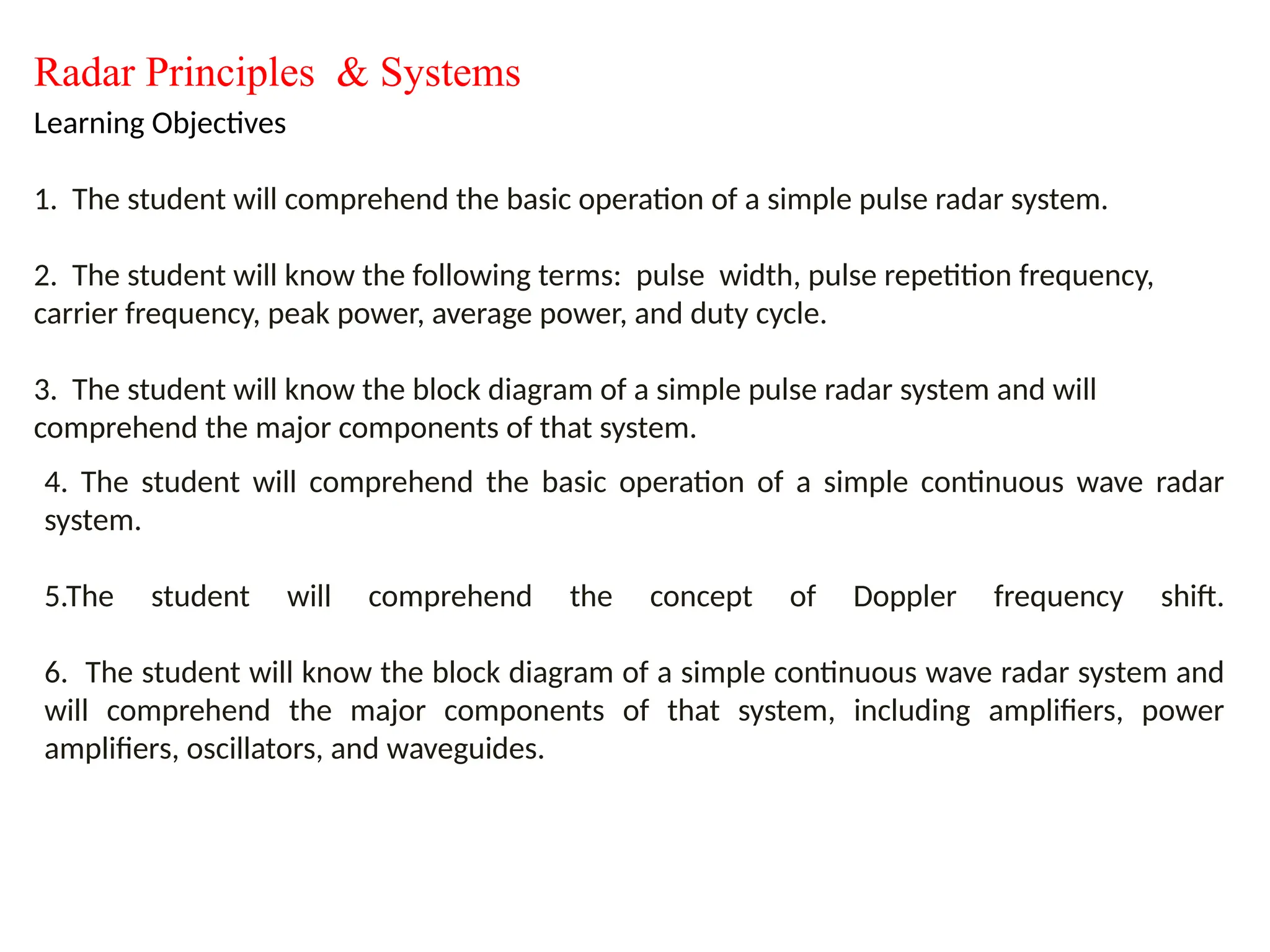 introduction to radar and signal transmission | PPTX
