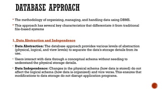 Database Management System-Data, Components, Application | PPT