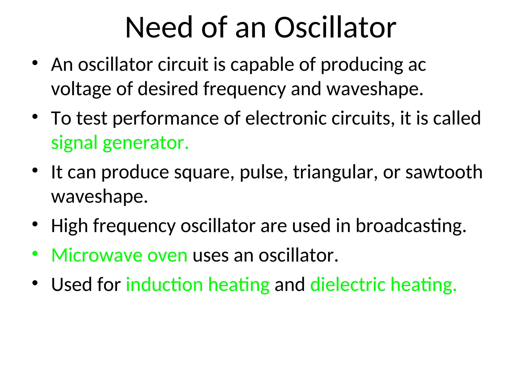 Oscillators, tuned ,wien bridge unit-1.ppt