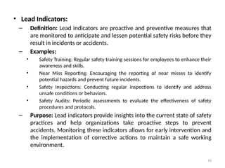 MX3089 INDUSTRIAL SAFETY UNIT I SAFETY TERMINOLOGIES | PPTX
