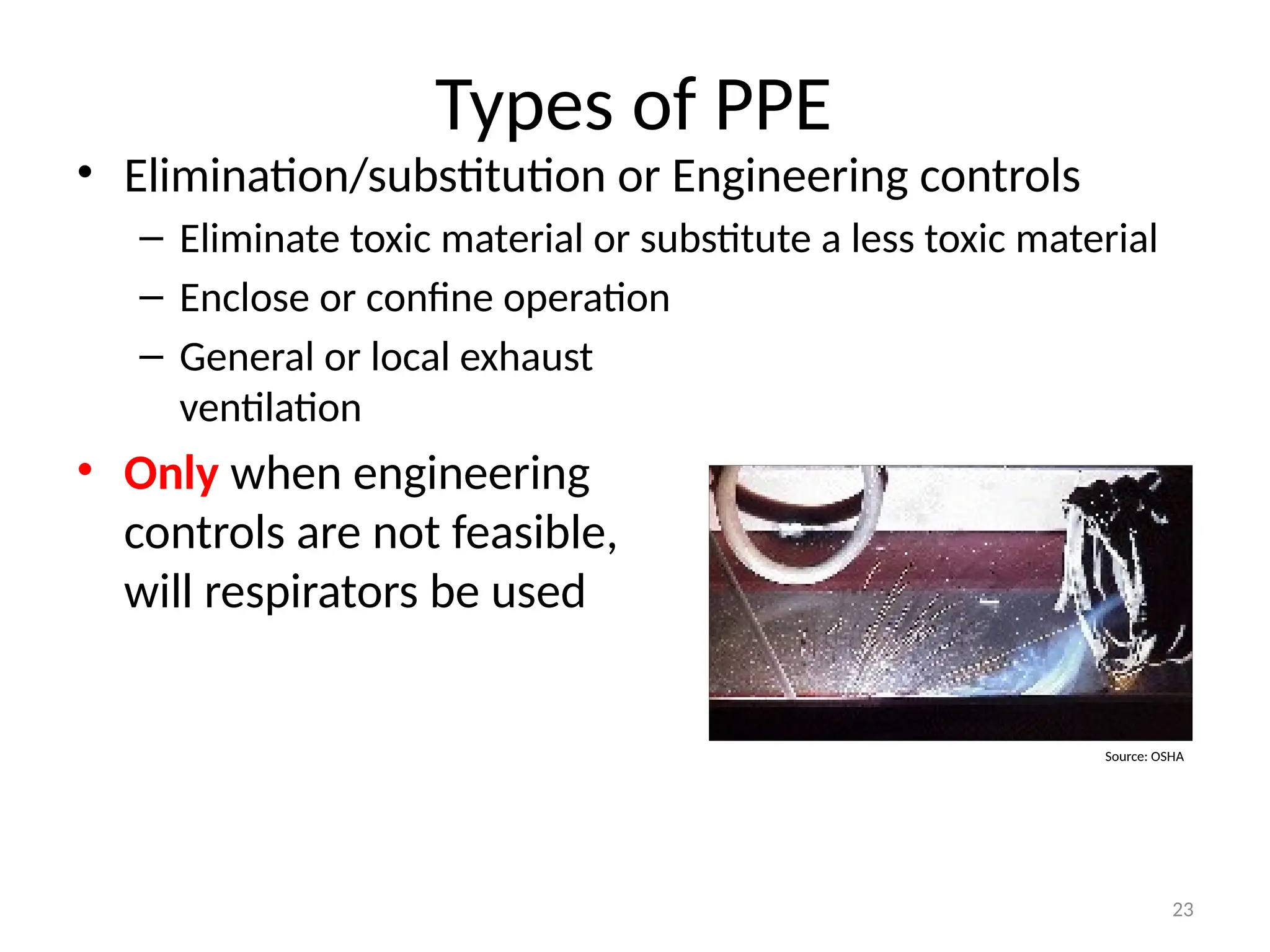 Entry-Personnel Protective Equipment- Health and Safety Policy-Material ...