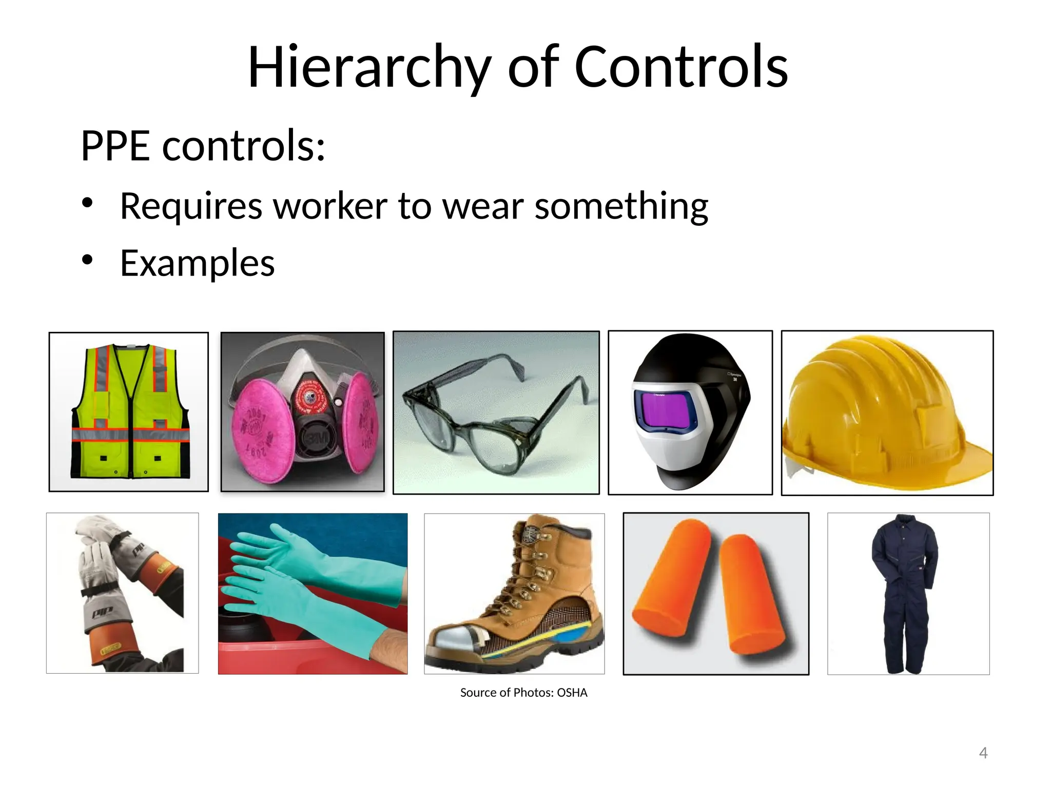 Entry-Personnel Protective Equipment- Health and Safety Policy-Material ...