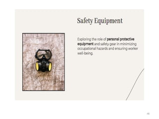 Entry-Personnel Protective Equipment- Health and Safety Policy-Material ...