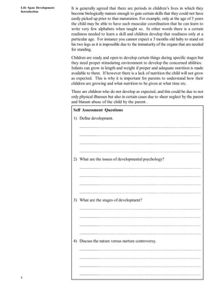 Introduction to Life Span Development, Definition, Concept and ...