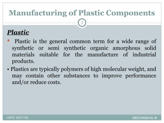 UNIT-1.ppt manufacturing of plastic comp | PPT