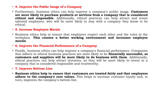 Introduction to Business Ethics and Corporate governance | PPTX