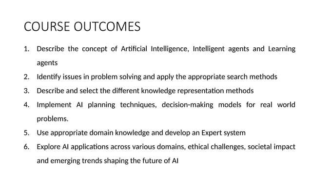AI -Basics of artificial intelligence lecture notes | PPTX
