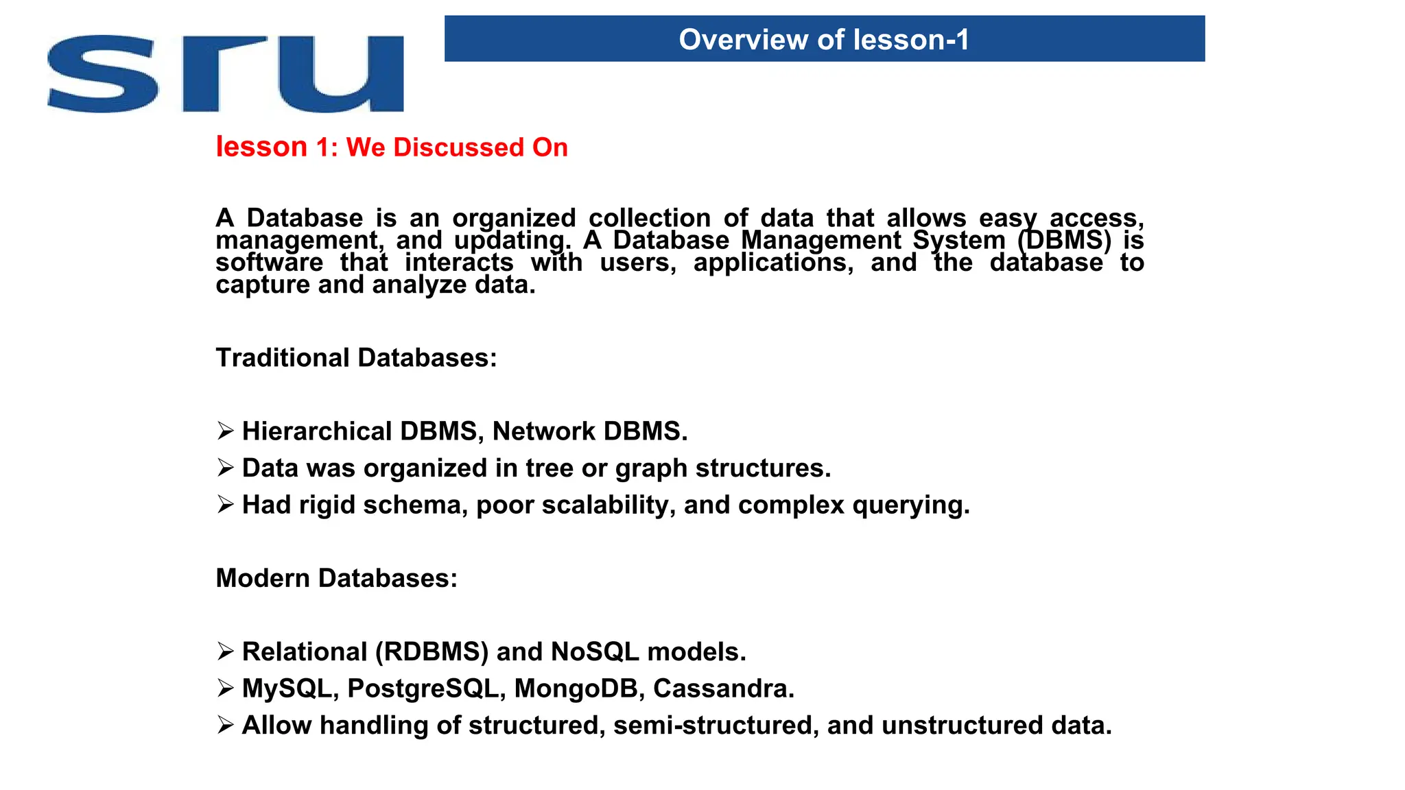 Introduction to DATA BASE MANAGEMENT SYSTEM. | PDF