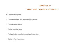 f aircraft system all control system basics m tech | PDF