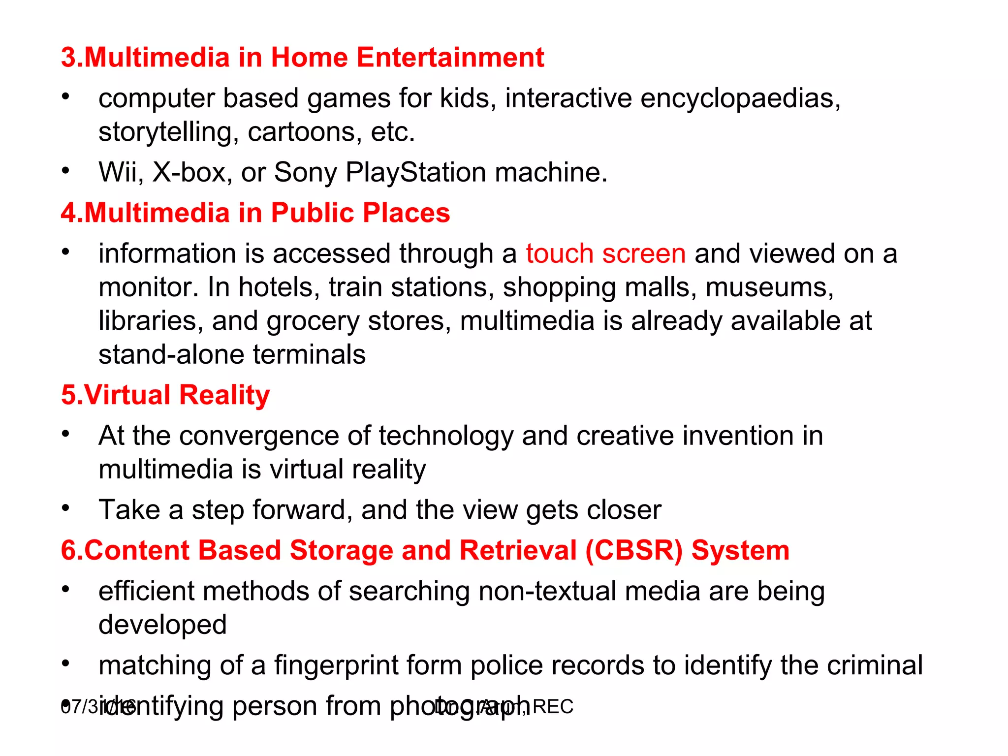 Multimedia Components | PPT
