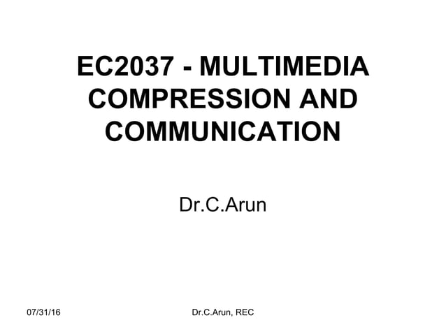Multimedia Components | PPT