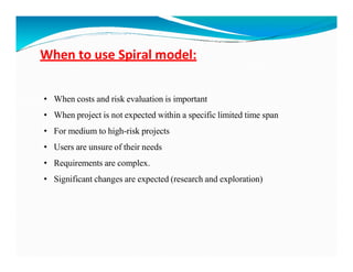 Software Engineering Perspective and Specialized Process Models | PDF