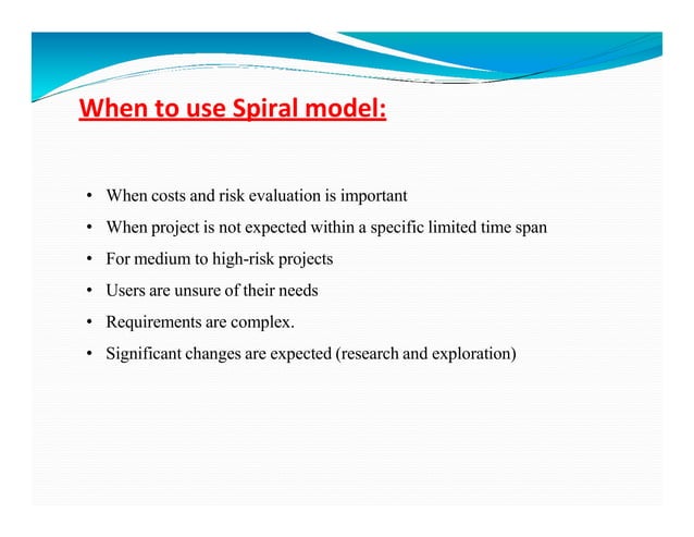 Software Engineering Perspective and Specialized Process Models | PDF ...