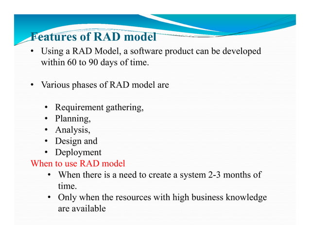 Software Engineering Perspective and Specialized Process Models | PDF ...