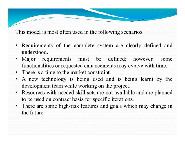 Software Engineering Perspective and Specialized Process Models | PDF ...