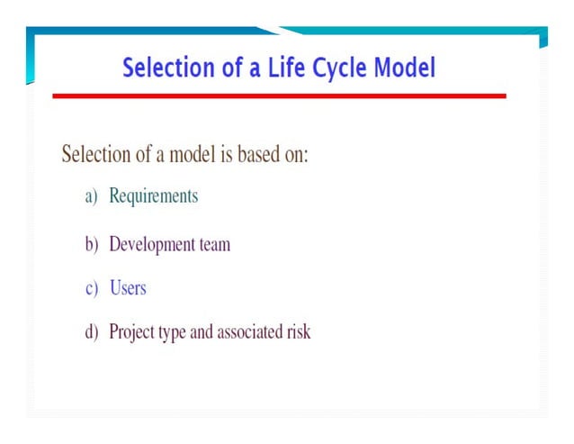 Software Engineering Perspective and Specialized Process Models | PDF ...