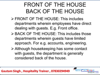 Unit 1-a.introduction-of-hotel-and-housekeeping-department. | PDF