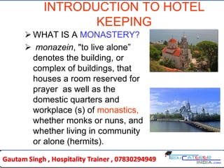 Unit 1-a.introduction-of-hotel-and-housekeeping-department. | PDF