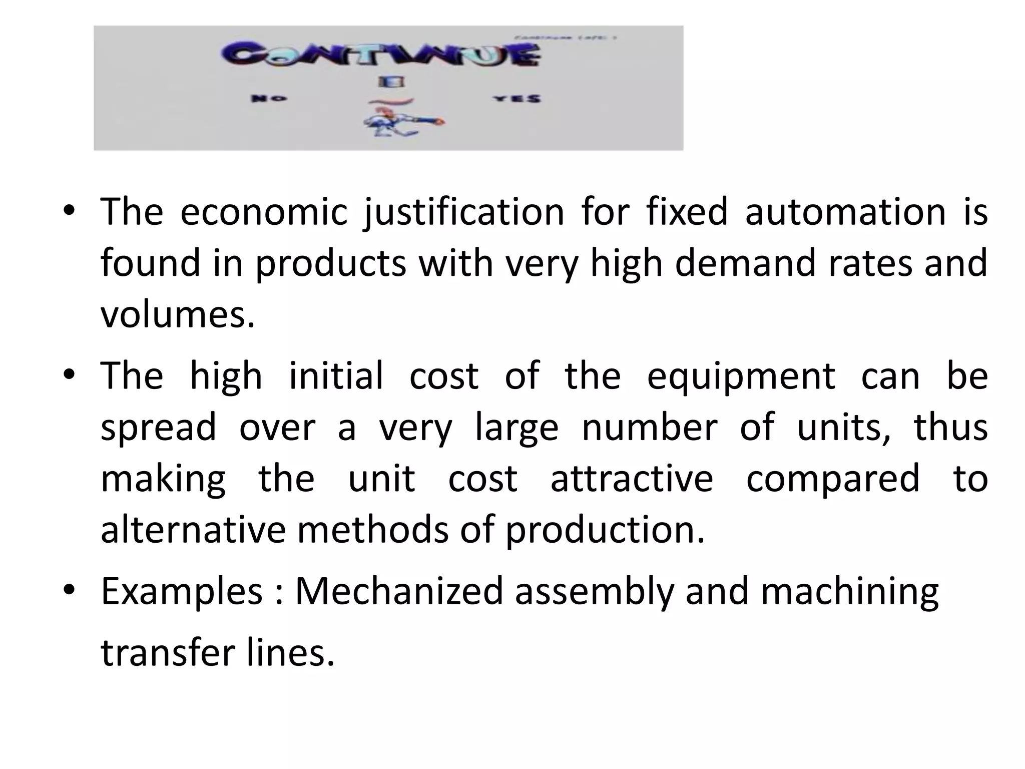 Unit 1-automation of assembly lines | PPTX