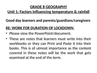 Unit-1-Climate-factors-that-influence-temperature-and-rainfall.pptx