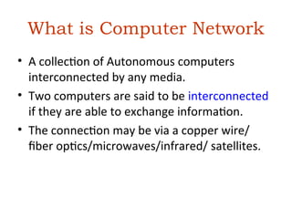 computer networks ppt for btech students | PPT