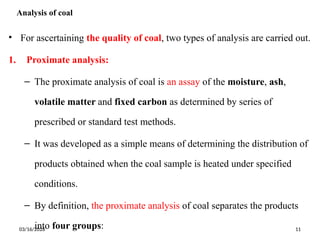 Comprehensive Overview of Coal: Types, Analysis, and Conversion ...