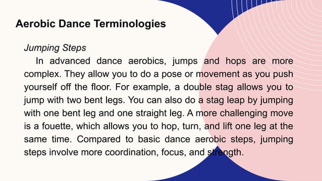 DANCE AEROBICS PATHFIT-33, DANCE AEROBICS HISTORY.pptx | Fitness and Exercise | Healthy Living