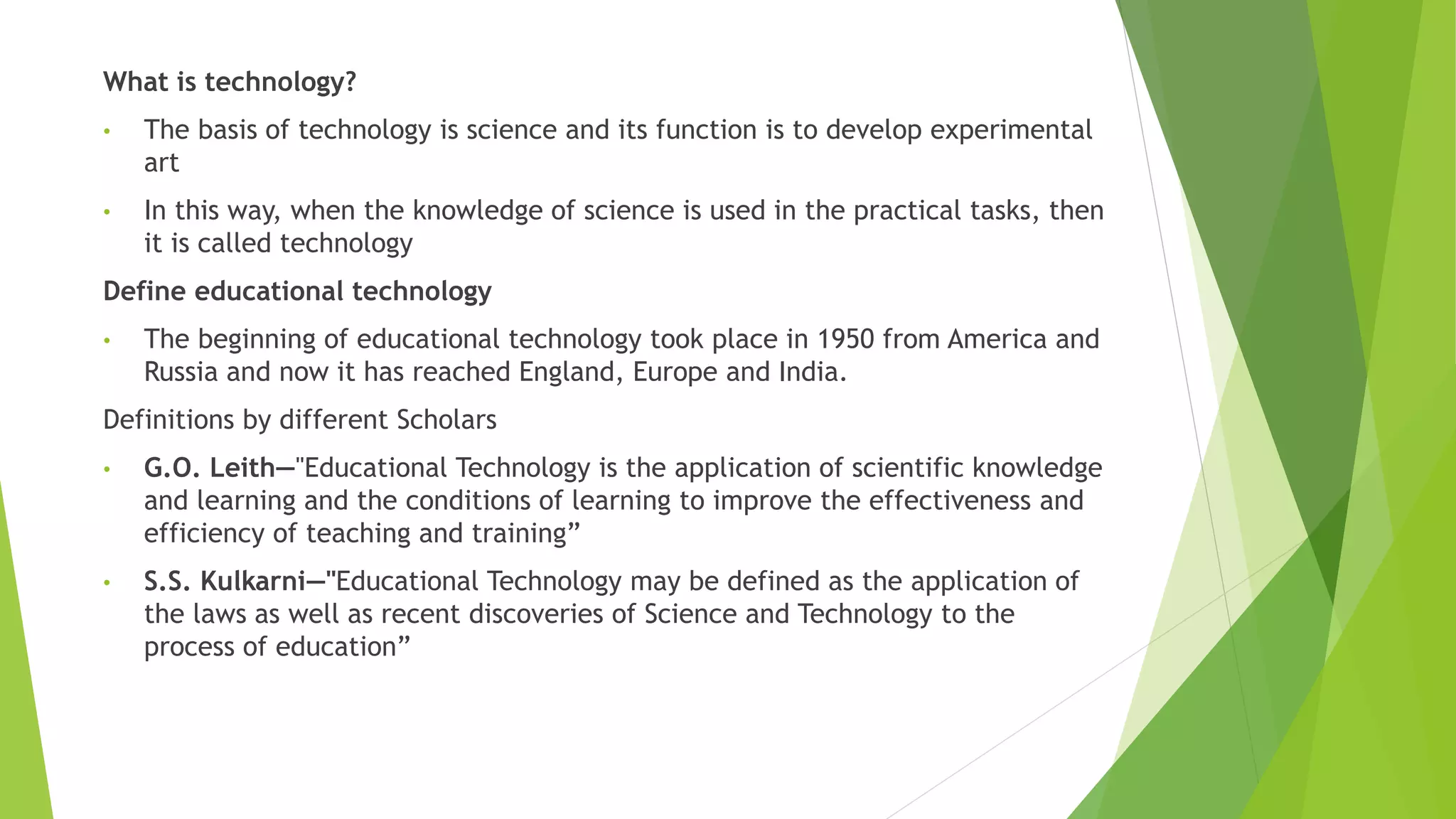 Educational Technology, B.Ed. 1st year | PPTX