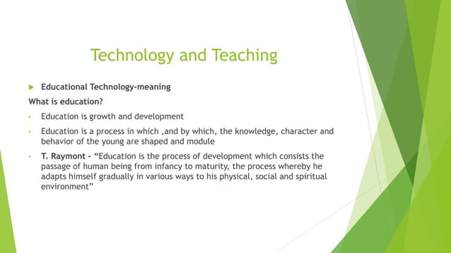 Educational Technology, B.Ed. 1st year | PPTX