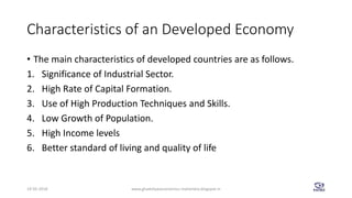 Unit 1- economic growth & economic development | PPTX