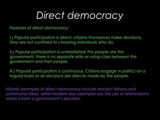 Unit 1- Democracy and Participation | PPT