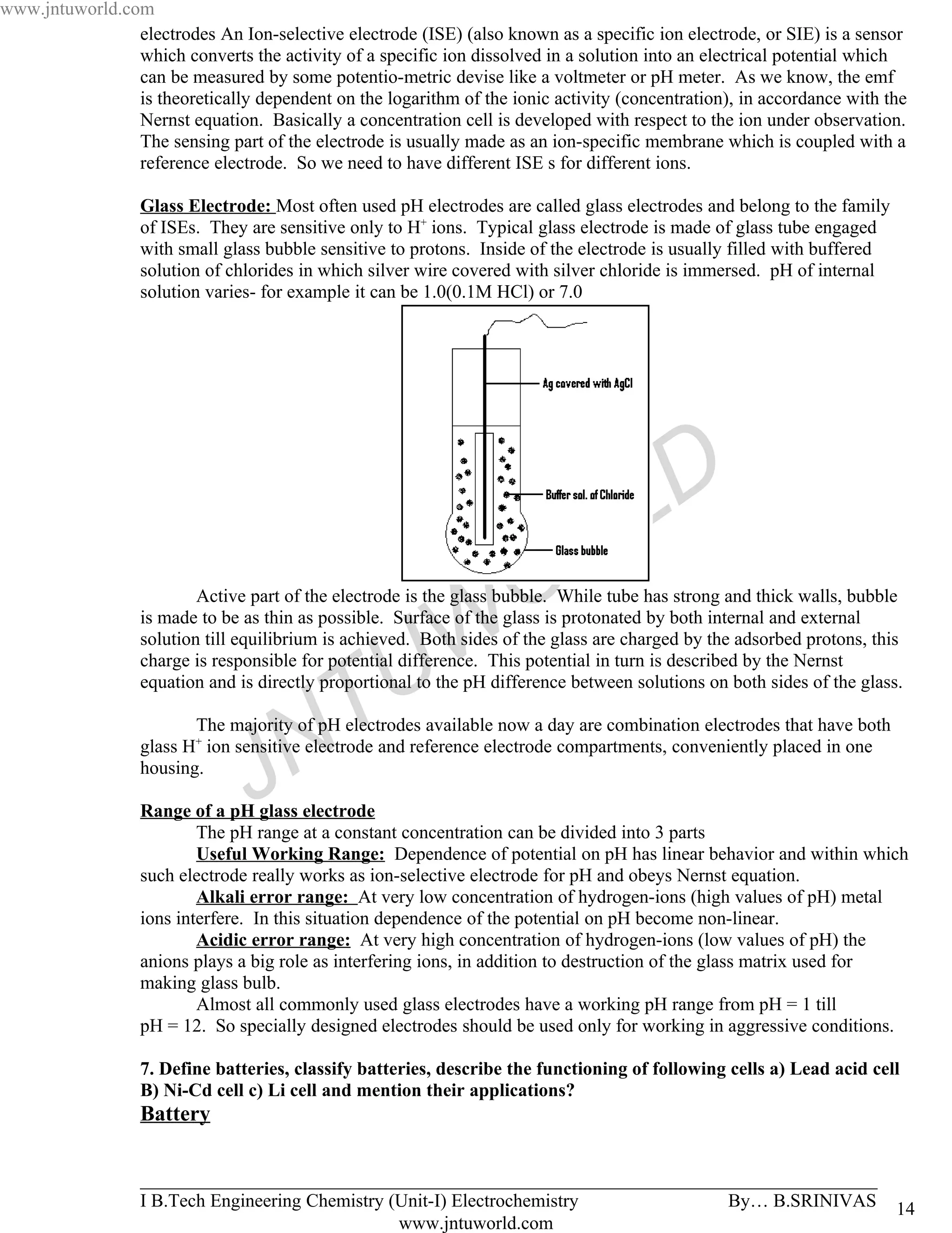 Unit 1-electrochemistrymaterial | PDF