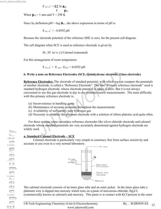 Unit 1-electrochemistrymaterial | PDF