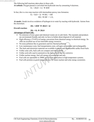 Unit 1-electrochemistrymaterial | PDF