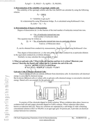 Unit 1-electrochemistrymaterial | PDF