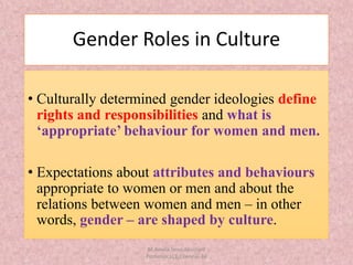 Unit-1-Gender Roles in Society-Notes | PDF
