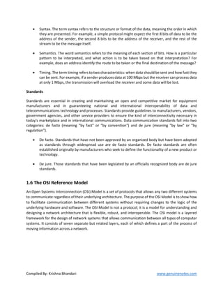 computer network notes with full details | PDF