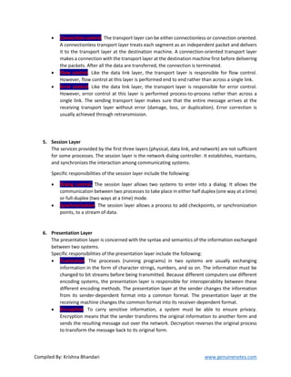computer network notes with full details | PDF