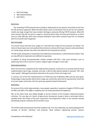 computer network notes with full details | PDF