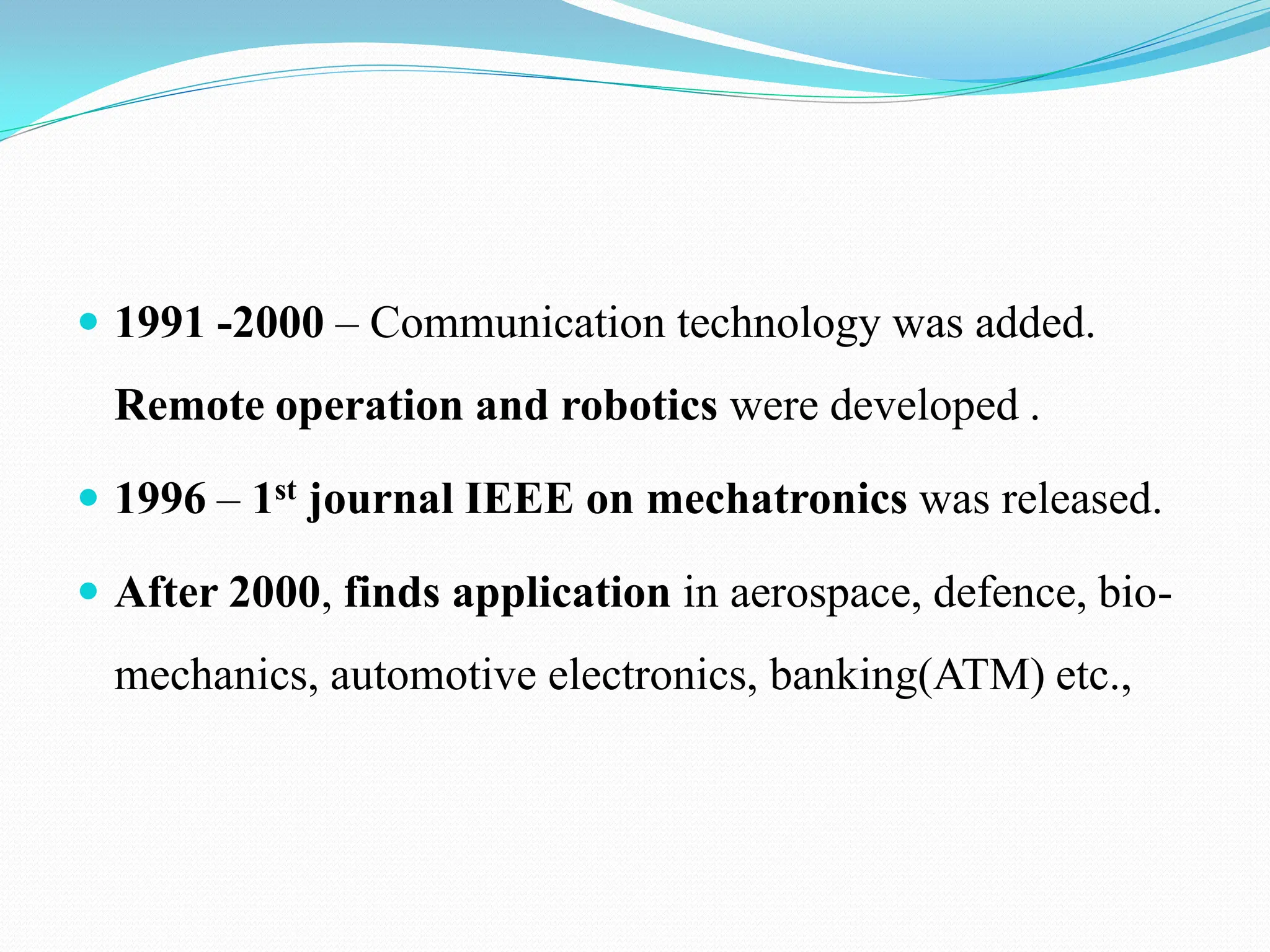 UNIT-1-INTRODUCTION- MECHATRONICS-ENGGINERING | PPT | Free Download