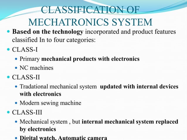 UNIT-1-INTRODUCTION- MECHATRONICS-ENGGINERING | PPT