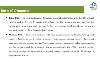 Unit-1-Introduction.pptx computer organization and architecture | PPTX