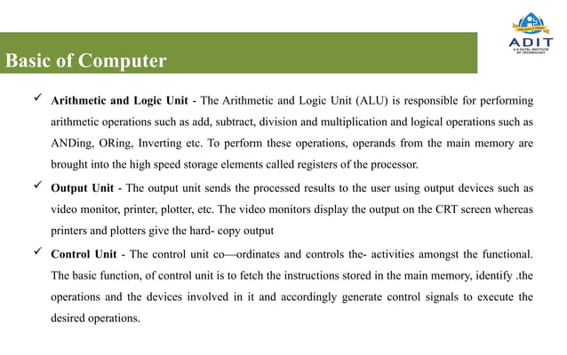 Unit-1-Introduction.pptx computer organization and architecture | PPTX