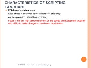 Unit 1-introduction to perl | PPTX