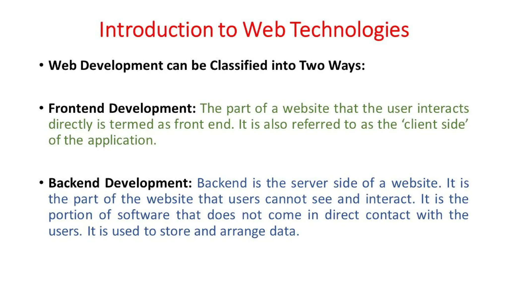 Unit - 1 - Introduction to Web Design | PDF