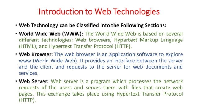 Unit - 1 - Introduction to Web Design | PDF