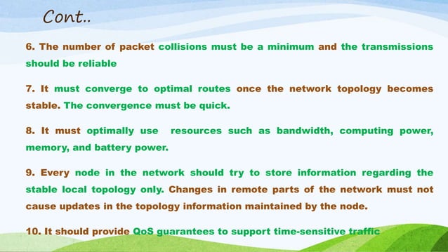 Manet Routing Protocols Issues And Classifications Pptx Computer