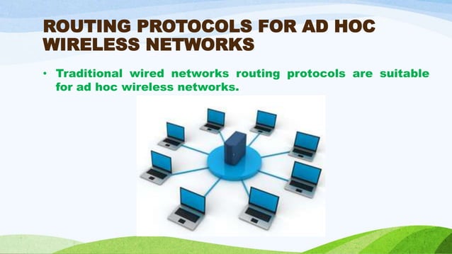 Manet Routing Protocols Issues And Classifications Pptx Computer