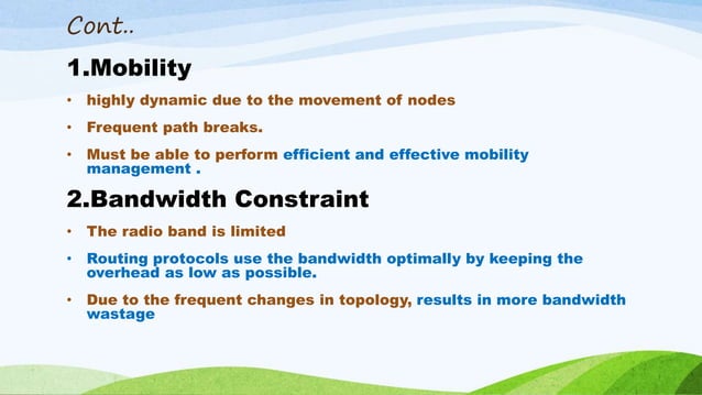 MANET routing protocols Issues and Classifications | PPTX | Computer Networking | Computing