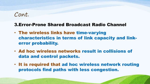 MANET routing protocols Issues and Classifications | PPTX | Computer Networking | Computing